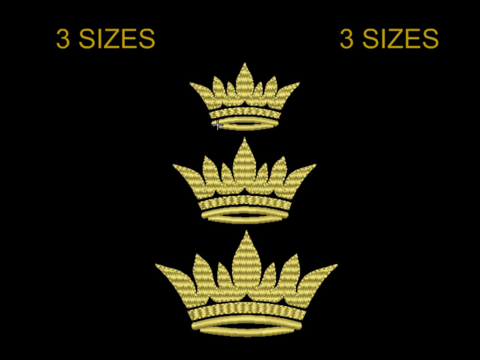 Crown Machine Embroidery Designs Crown Embroidery Design Crown - Etsy