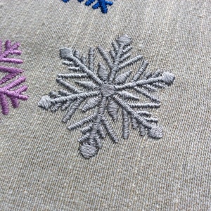 Snowflake Embroidery Design Snow Flake Machine Embroidery | Etsy