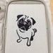 Dog Pug Embroidery Design Dog Animals Embroidery Designs Pug Dog ...