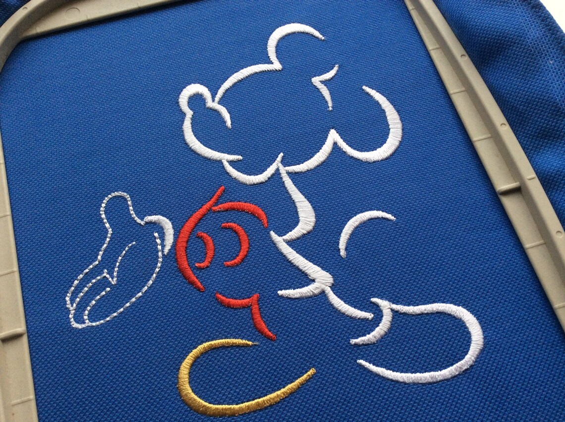 Machine Embroidery Design Mouse SET Embroidery Designs Mouse | Etsy