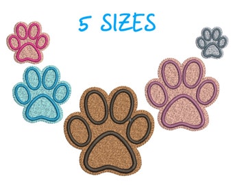 Embroidery Design Paw Print Machine Embroidery Designs Dog Paw Print ...