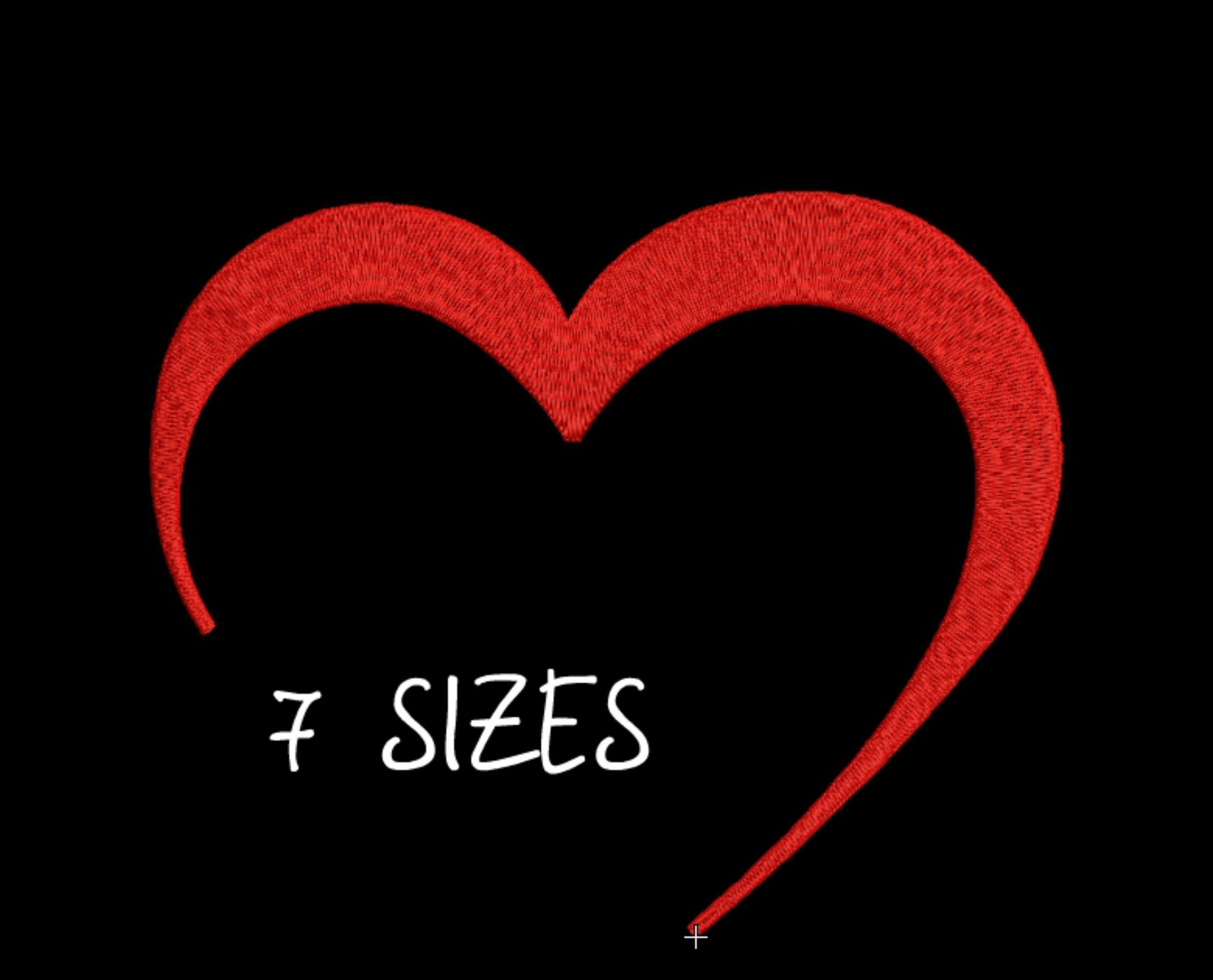 Amour Machine Embroidery Design Heart Embroidery Designs Love Heart ...