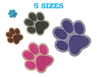 Embroidery Design Paw Print Machine Embroidery Designs Dog Paw Print ...