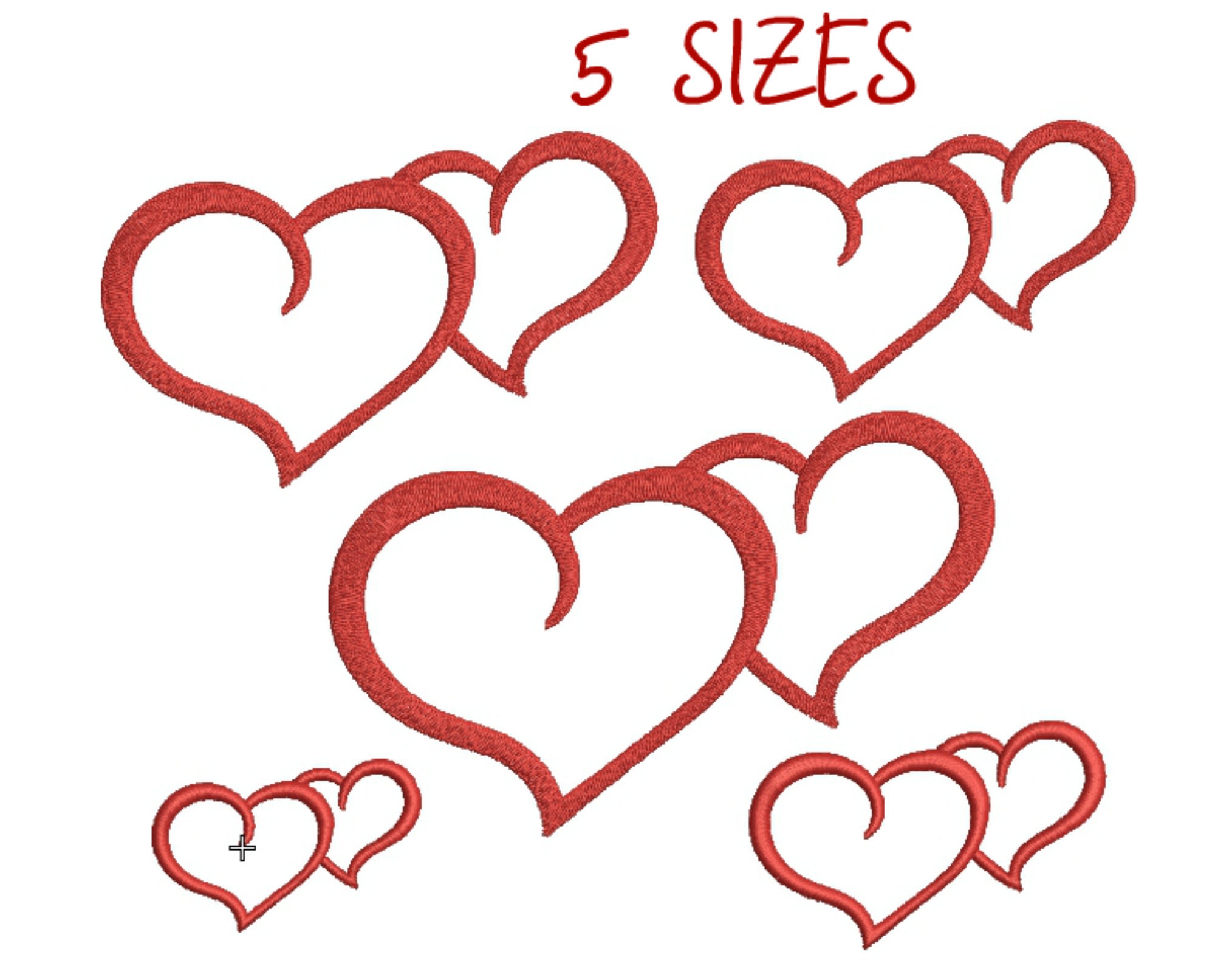 Amour Machine Embroidery design Heart Embroidery Designs Love | Etsy