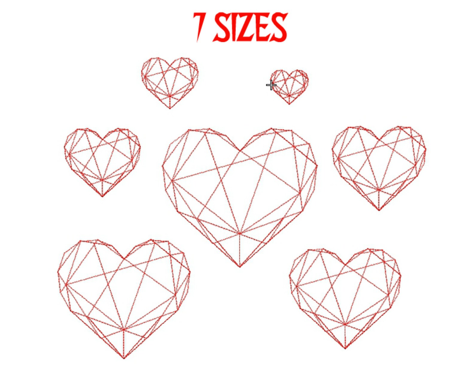 Amour Machine Embroidery Design Heart Line Embroidery Designs Love ...