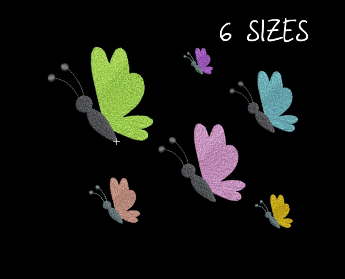 Butterfly Embroidery Design Butterfly Mini Machine Embroidery Designs ...