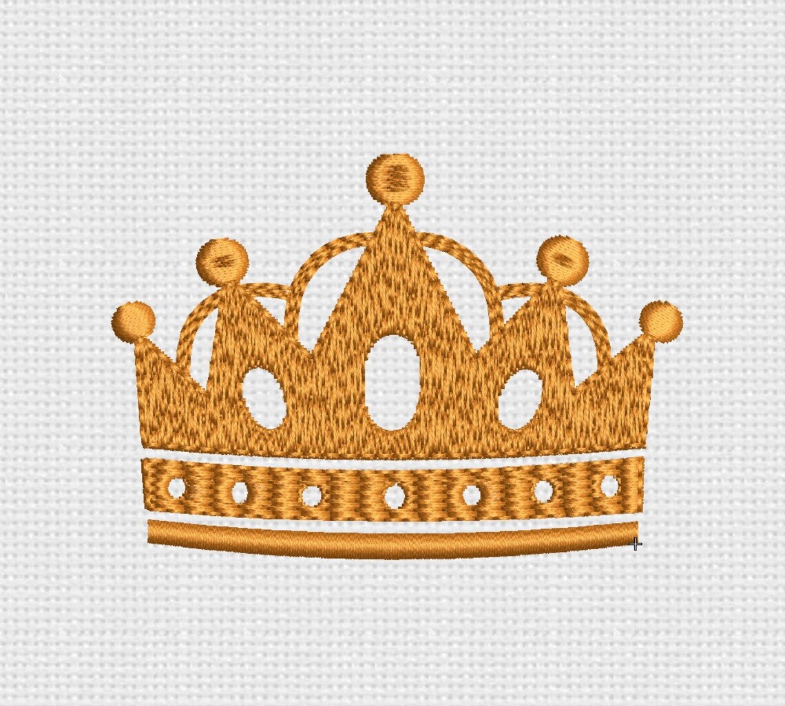 Crown Machine Embroidery Design Crown EMBROIDERY DESIGNS CROWN - Etsy