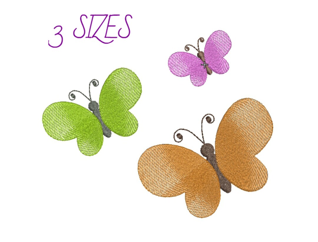 Butterfly Machine Embroidery Design Butterfly Mini Embroidery Designs ...