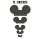 Embroidery Design Mouse Head Embroidery Designs Mouse Fill Head Machine ...