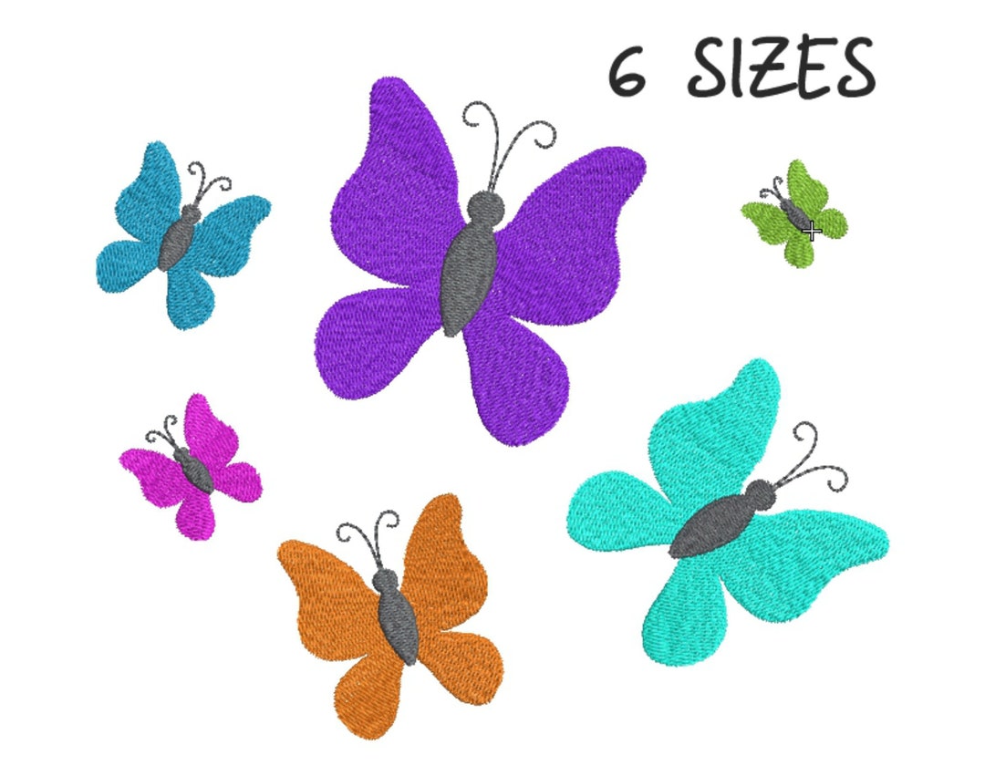 Butterfly Embroidery Design Butterfly Mini Machine Embroidery Designs ...