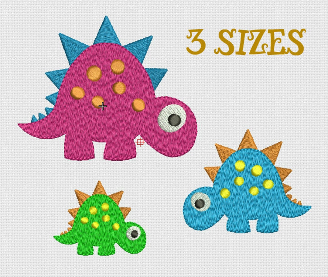 Dinosaur Embroidery Design Baby Embroidery Design Animals Machine ...