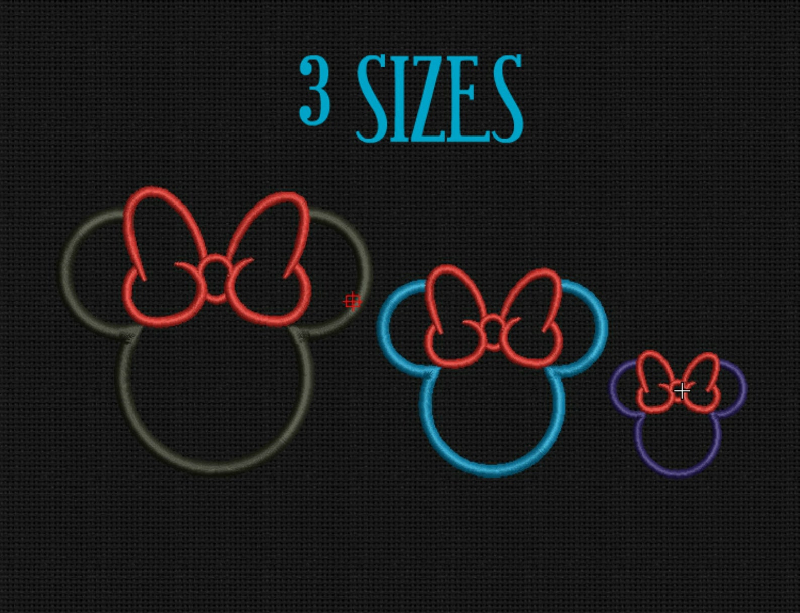 Machine Embroidery Designs Mouse Embroidery Design Mouse Head | Etsy