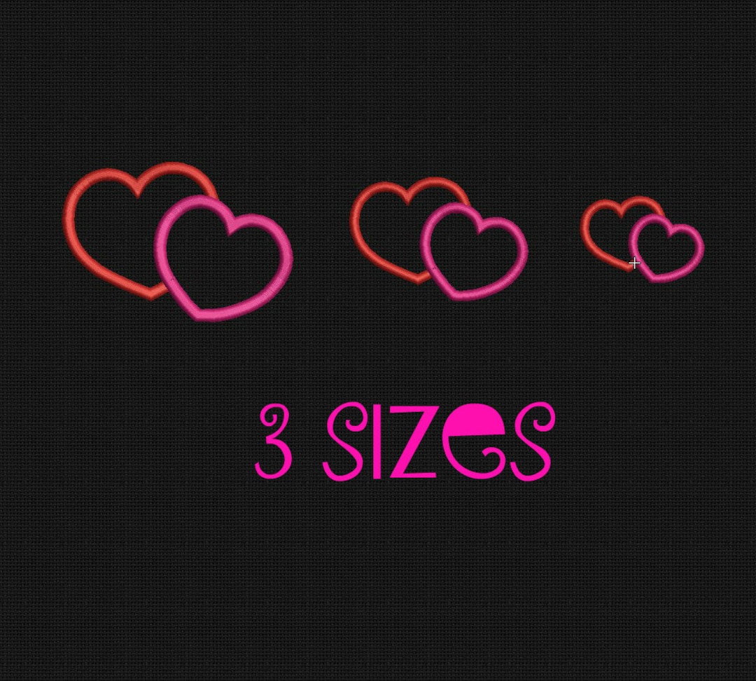 Amour Machine Embroidery Design Heart Embroidery Designs Love Heart ...