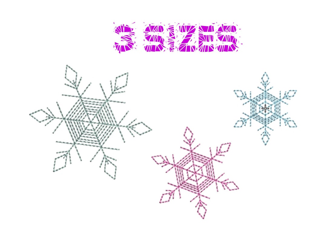 Snowflake Embroidery Design Snow Flake Machine Embroidery Designs ...