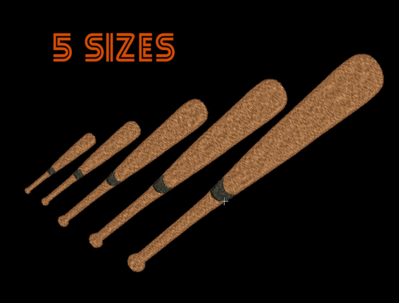 Baseball Bat Embroidery Design Mini Baseball Bat Sport Machine - Etsy