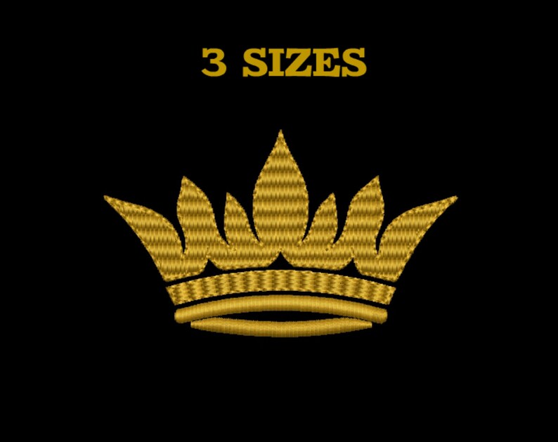 Crown Machine Embroidery Designs Crown Embroidery Design Crown - Etsy