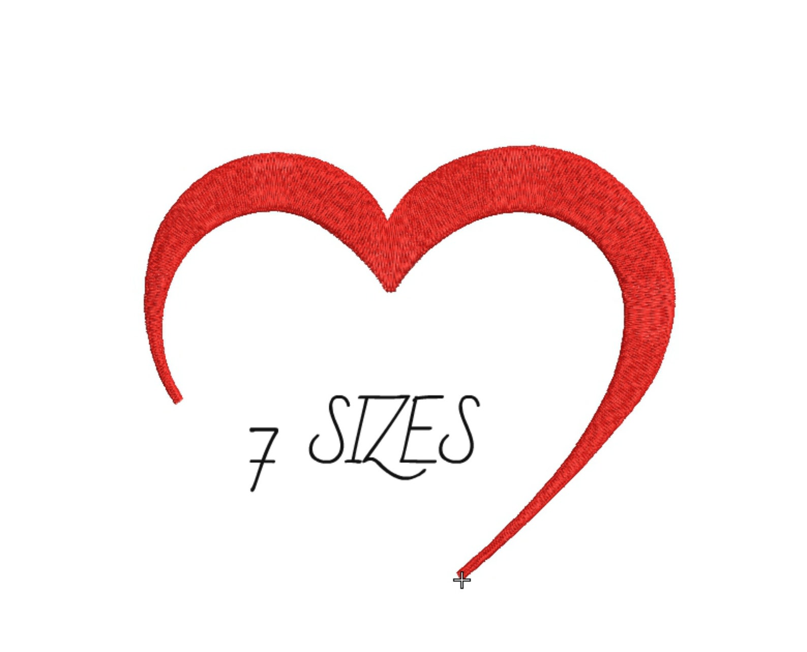 Amour Machine Embroidery Design Heart Embroidery Designs Love Heart ...