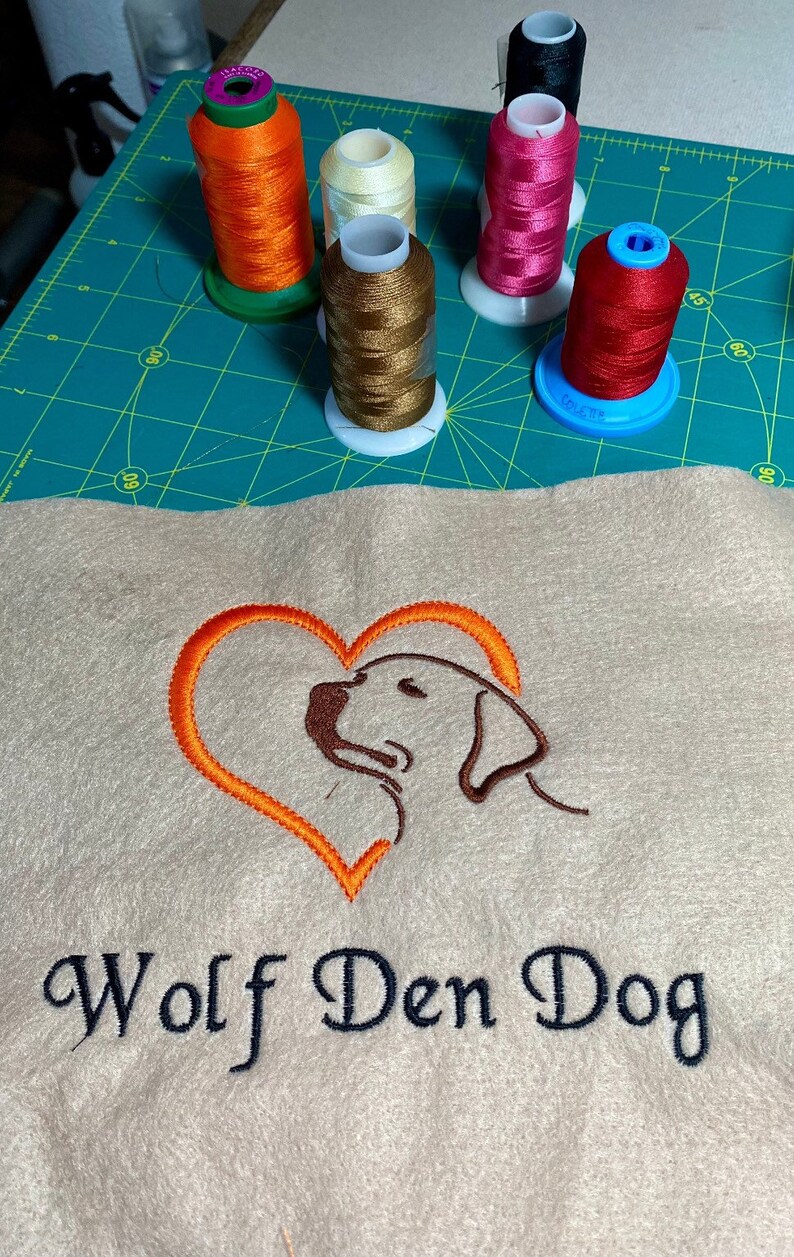 Labrador Embroidery Design Labrador Love Embroidery Designs | Etsy