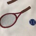 Tennis Racket Embroidery Design Racket Sport Machine - Etsy