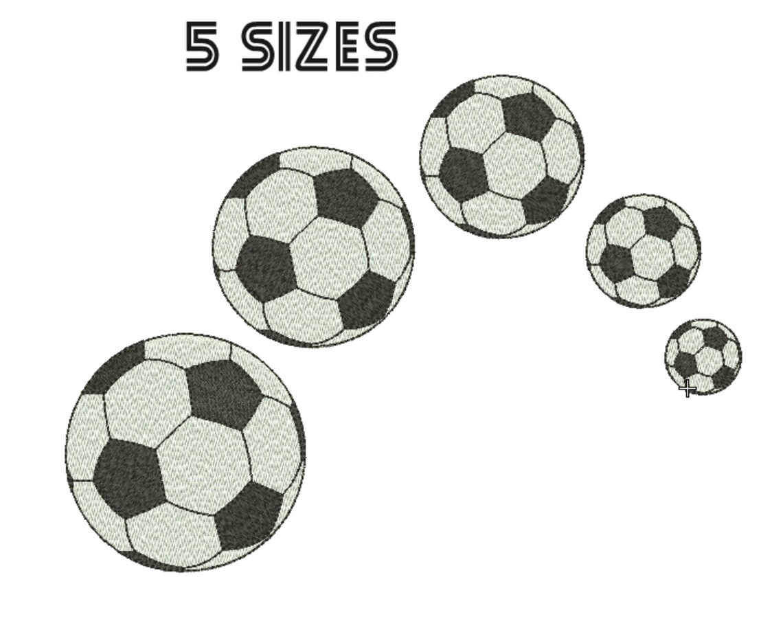 Soccer Ball Embroidery Design Ball Sport Machine Embroidery - Etsy