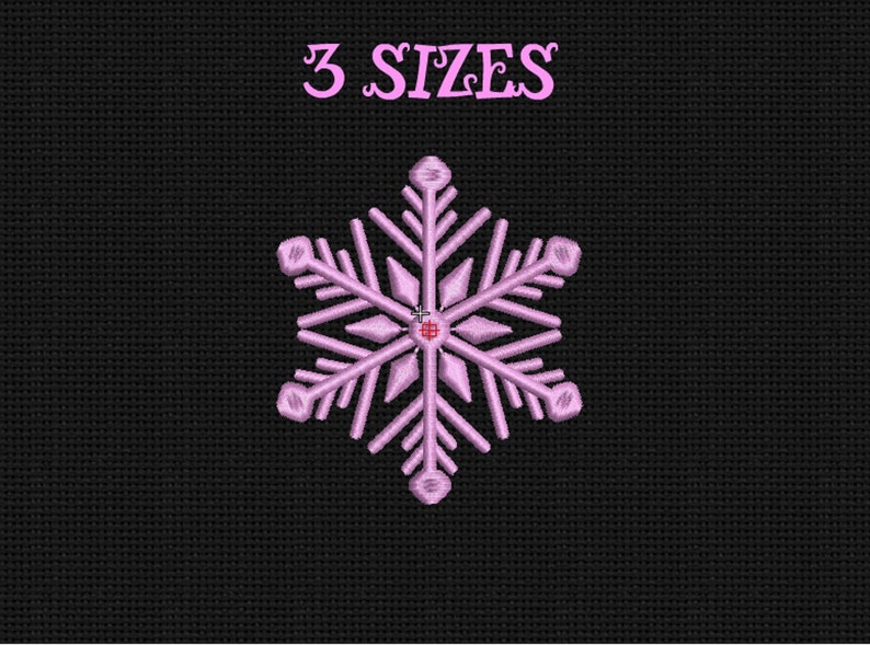 Snowflake Embroidery Design Snow Flake Machine Embroidery | Etsy