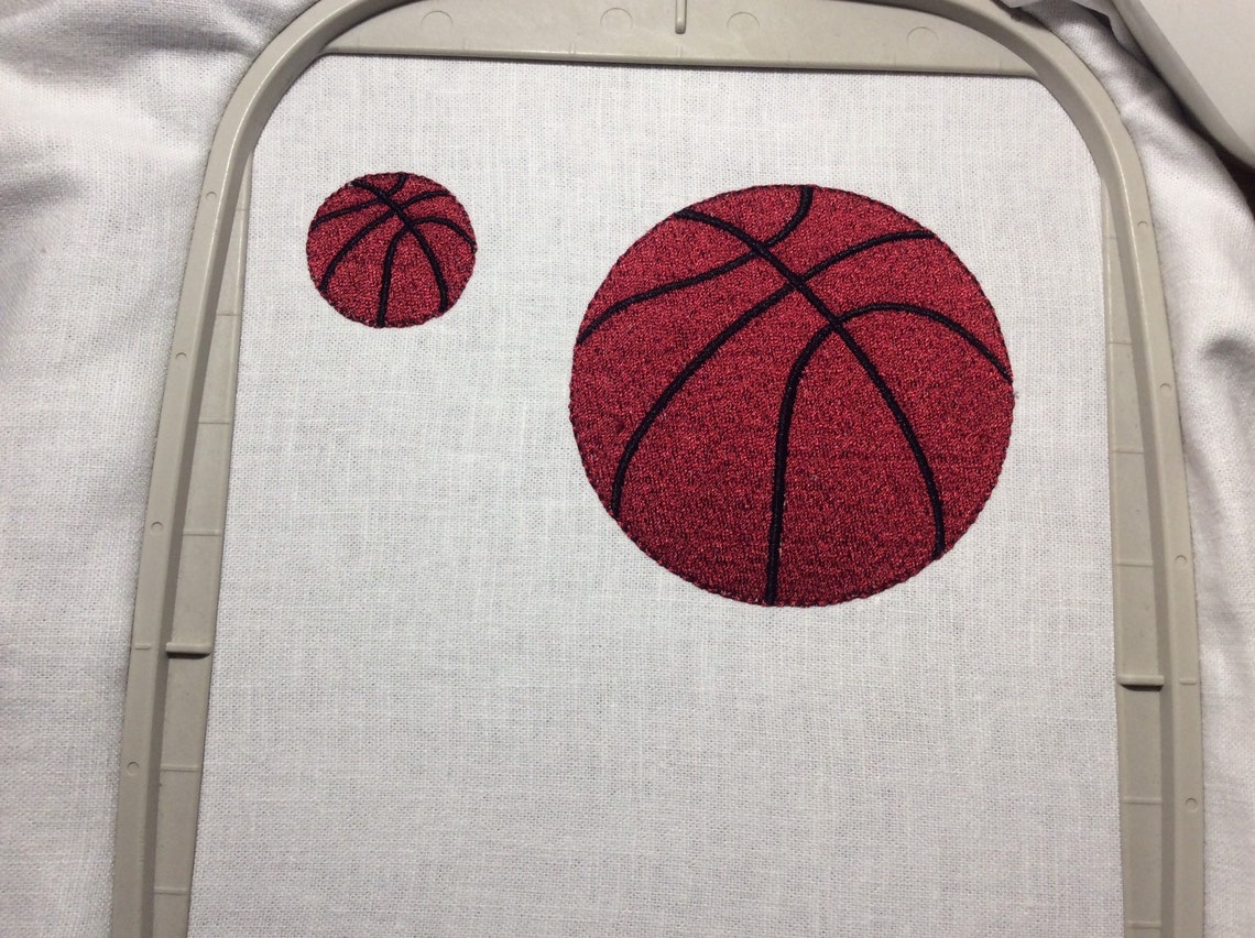 Basketball Embroidery Design Ball Sport Machine Embroidery - Etsy