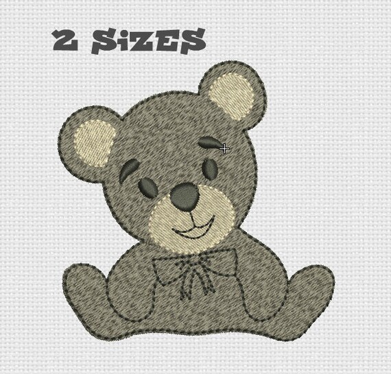 Teddy Bear Embroidery Design Bear Teddy Machine Embroidery - Etsy