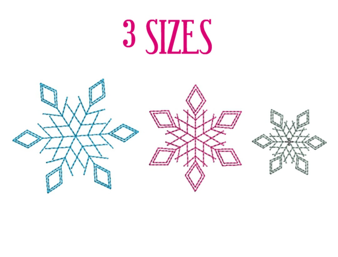 Snowflake Embroidery Designs Snowflake Machine Embroidery Design ...
