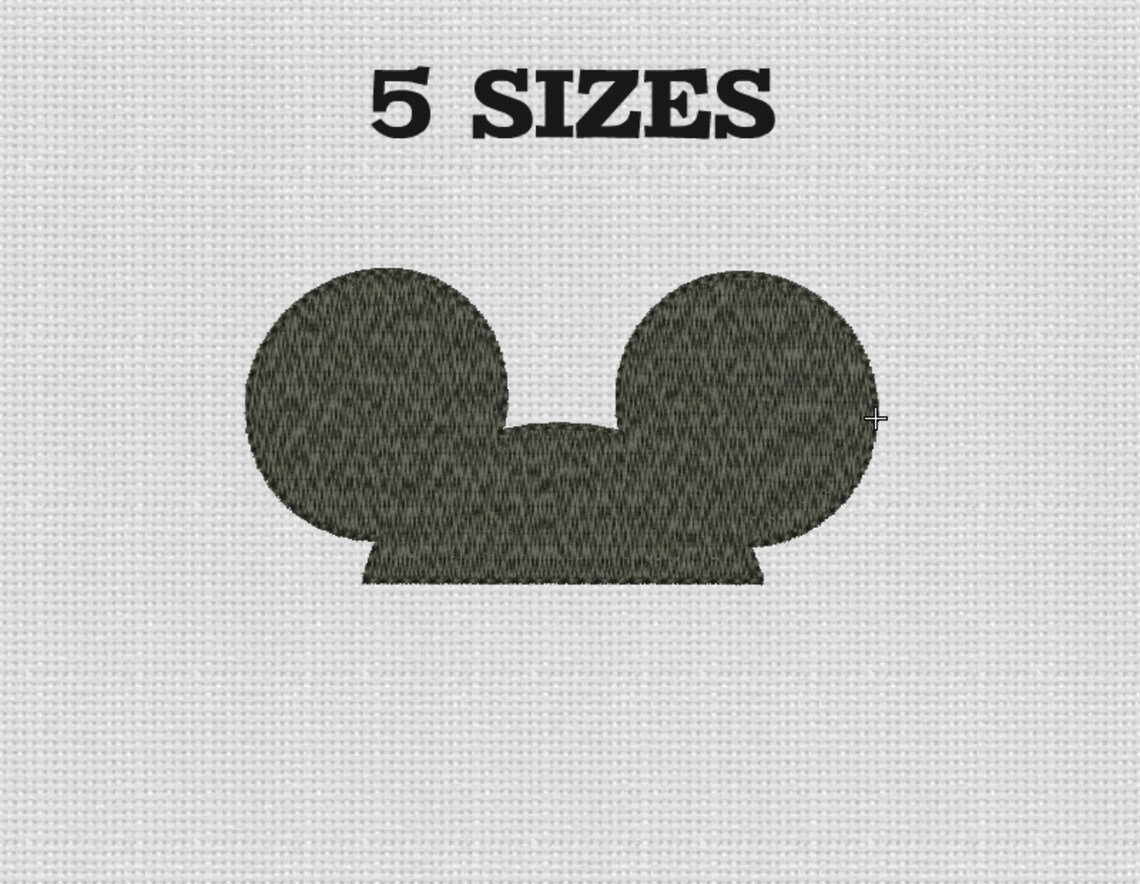 Embroidery Design Mouse Head Embroidery Designs Mouse Fill Head Machine ...