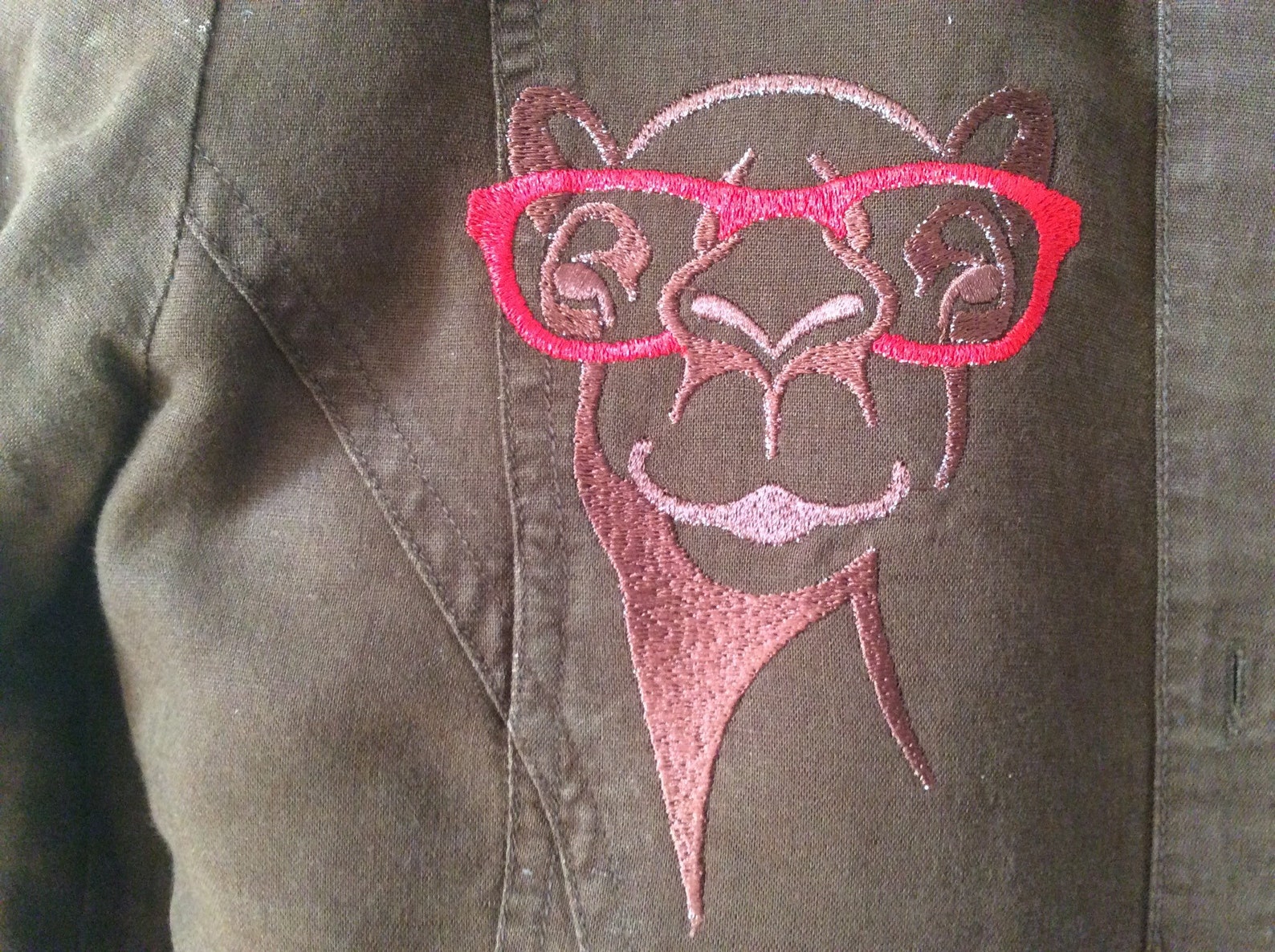 Camel Embroidery Design Animals Camel With Glasses Machine Embroidery ...