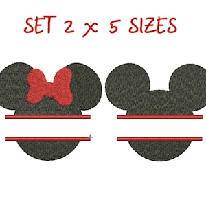 Embroidery Design Mouse Head Split Embroidery Designs Split Mouse Fill ...