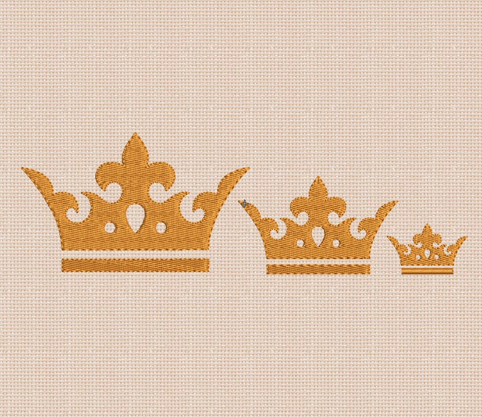 Machine Embroidery Design Crown Embroidery Designs Crown - Etsy
