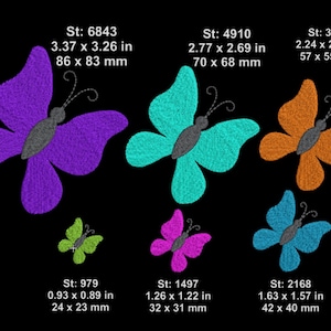 Butterfly Embroidery Design Butterfly Mini Machine Embroidery Designs ...