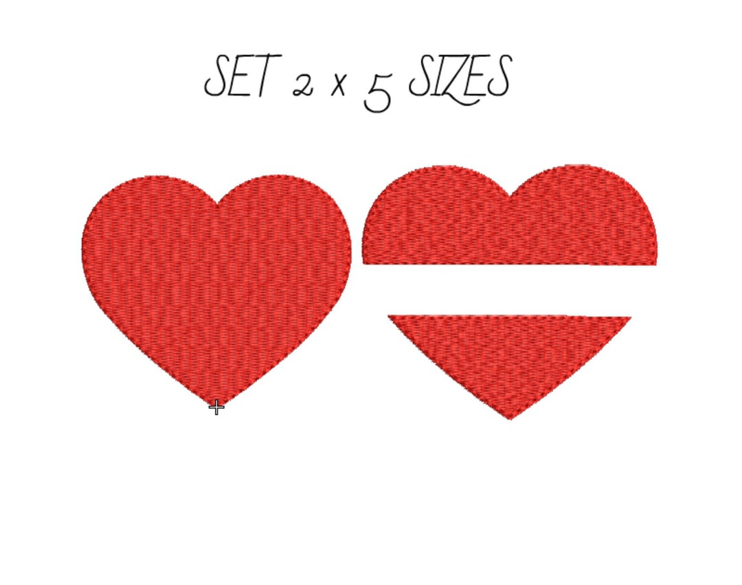 Amour Machine Embroidery Design Heart Embroidery Designs Love Heart ...