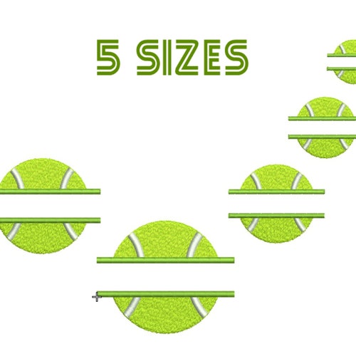 Tennis Machine Embroidery Design - Etsy