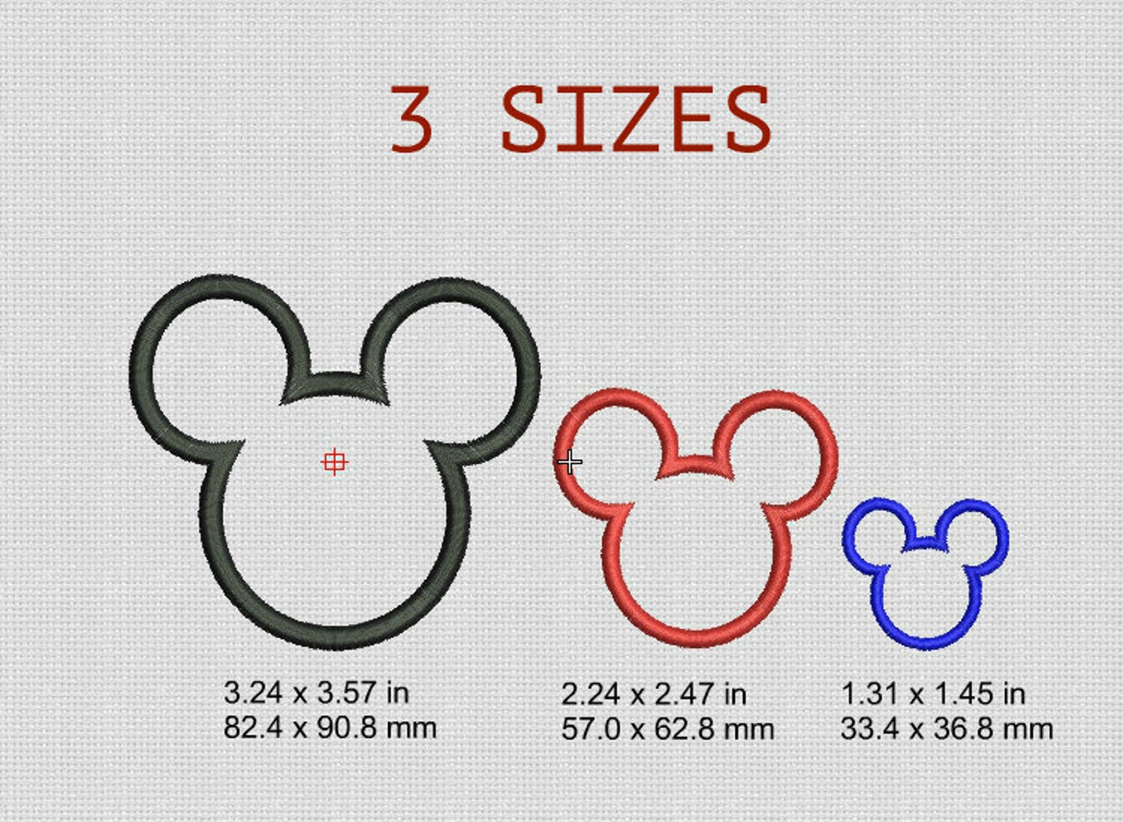 Machine Embroidery Designs Mouse Embroidery Design Mouse Head - Etsy