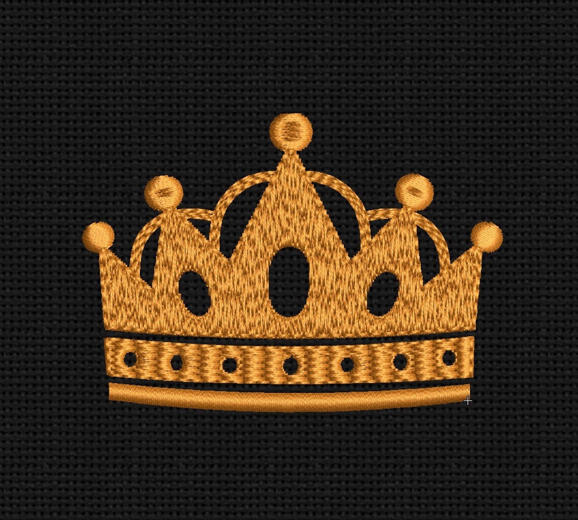Crown Machine Embroidery Design Crown EMBROIDERY DESIGNS CROWN - Etsy