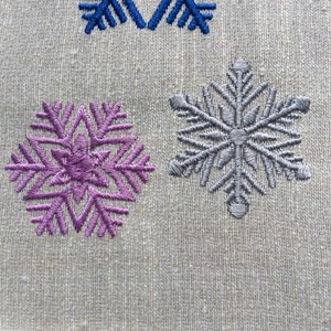 Snowflake Embroidery Design Snow Flake Machine Embroidery | Etsy