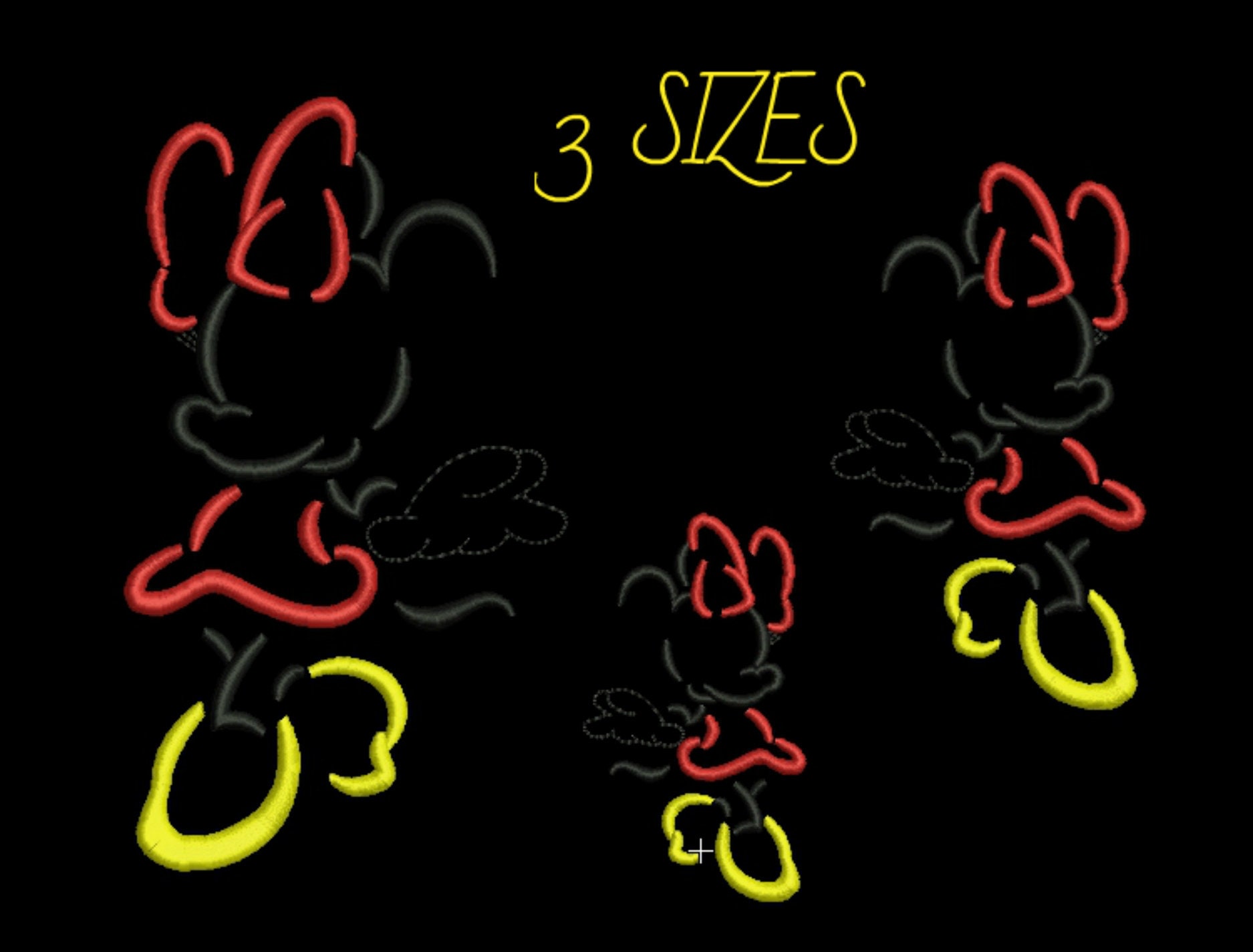 Mouse Machine Embroidery Designs Mouse Girl Embroidery Design Mouse ...