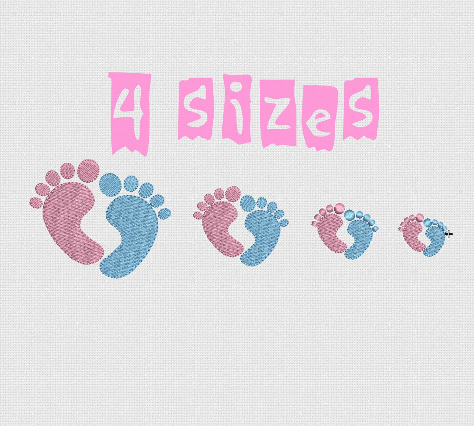 Machine Embroidery Design Foot Print Baby Machine Embroidery - Etsy
