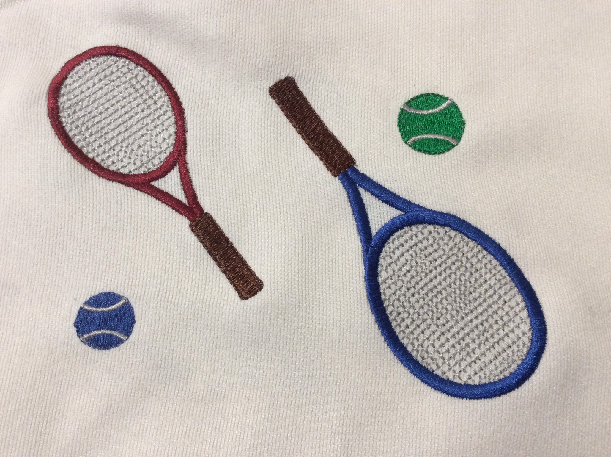 Tennis Racket Embroidery Design Racket Sport Machine - Etsy