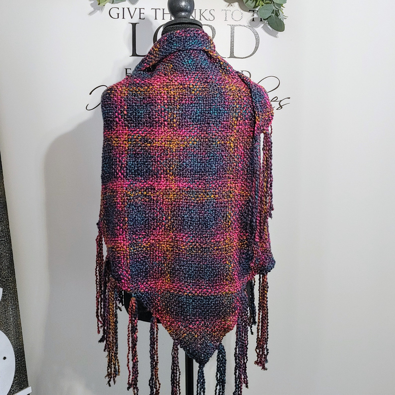6ft Woven Shawl Wrap-gems - Etsy