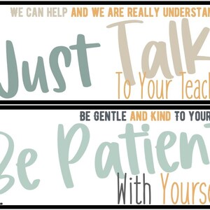 BOHO Neutral Back to School Bulletin Board Posters: Banners, Classroom ...