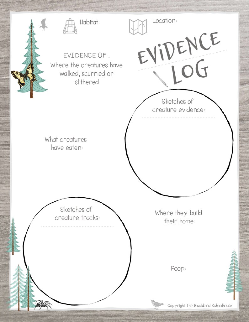 Nature Journal for Home School, Science Class, Reflection, Critical ...