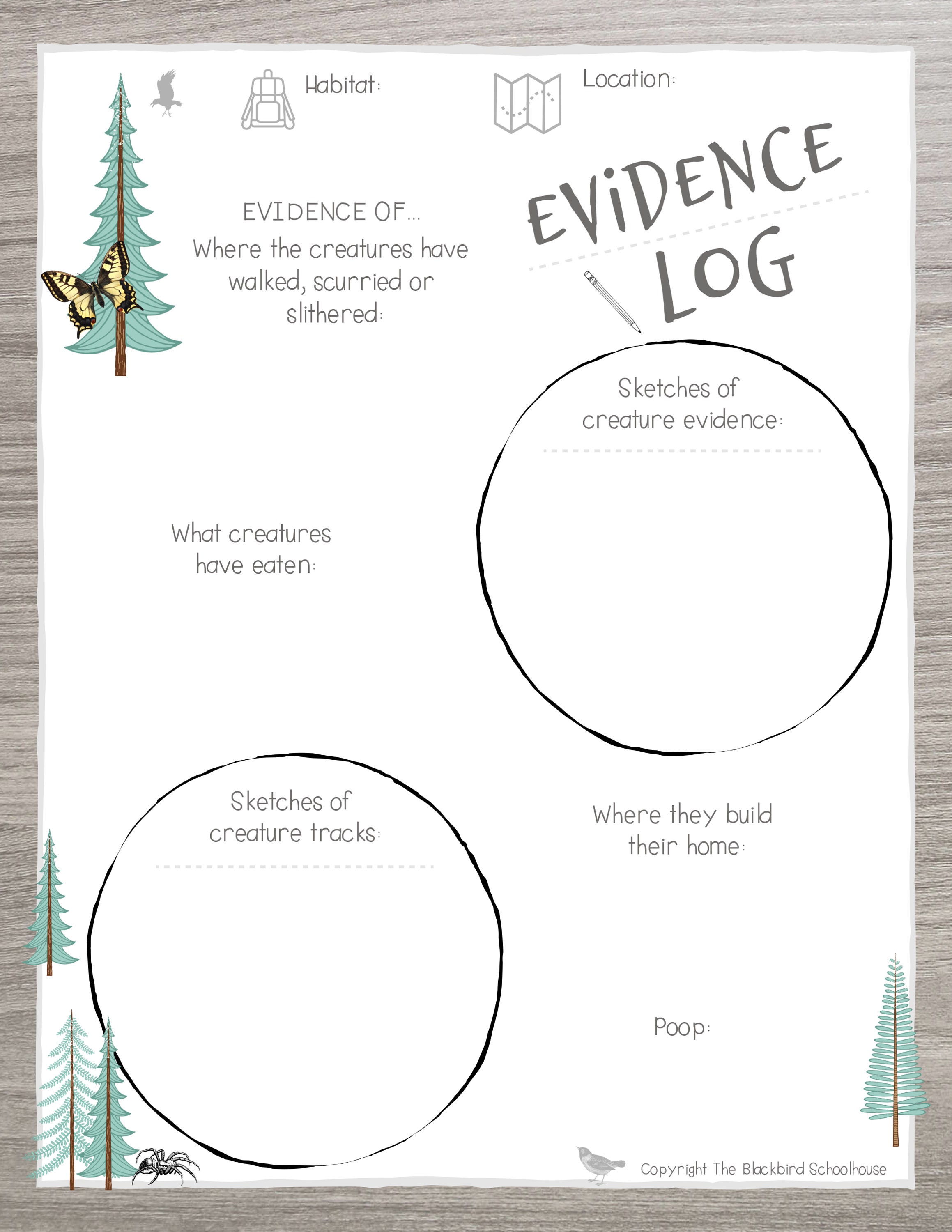 Nature Journal for Home School, Science Class, Reflection, Critical ...