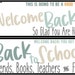 BOHO Neutral Back to School Bulletin Board Posters: Banners, Classroom ...