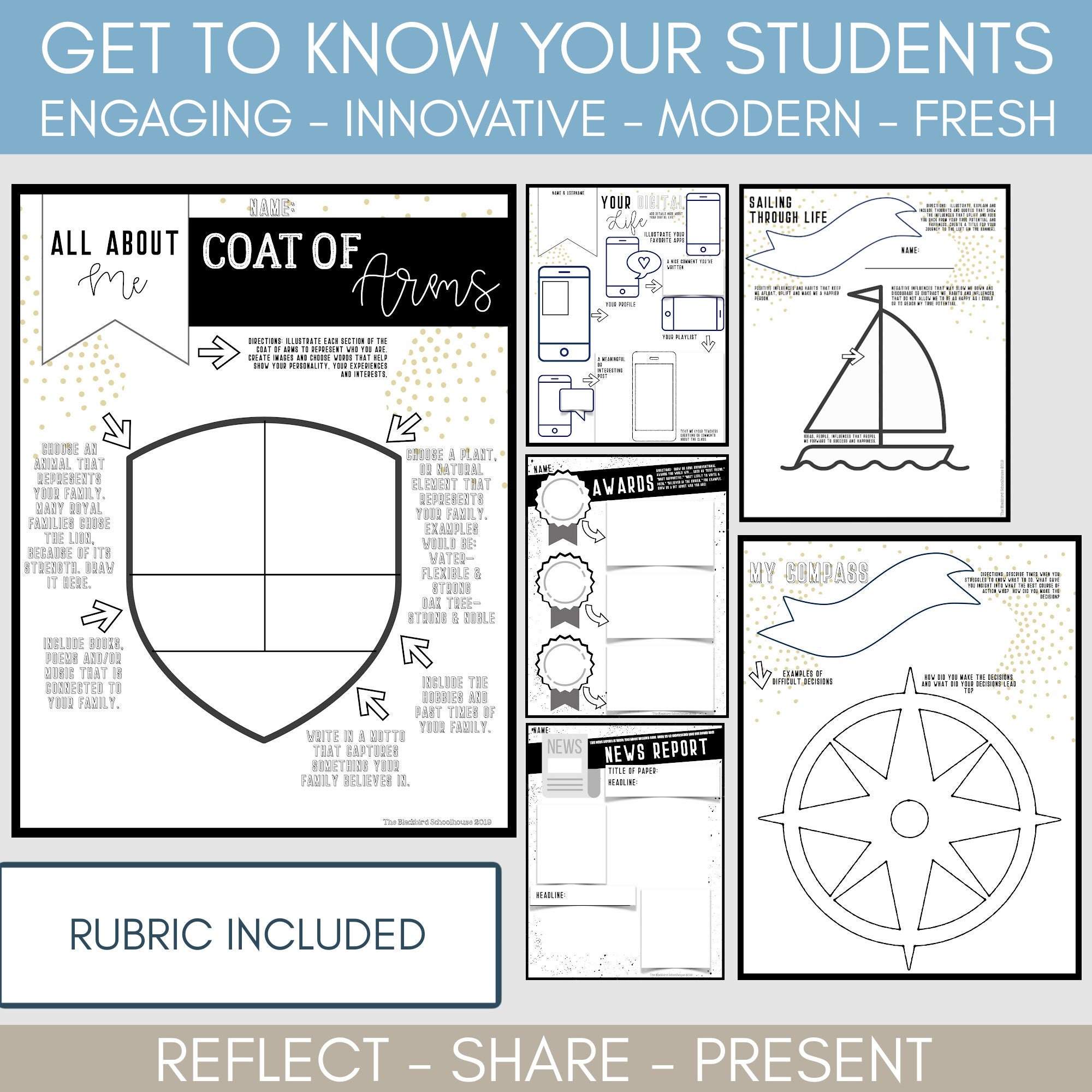 Back to School Activities and Worksheets: Getting to Know Your Students ...