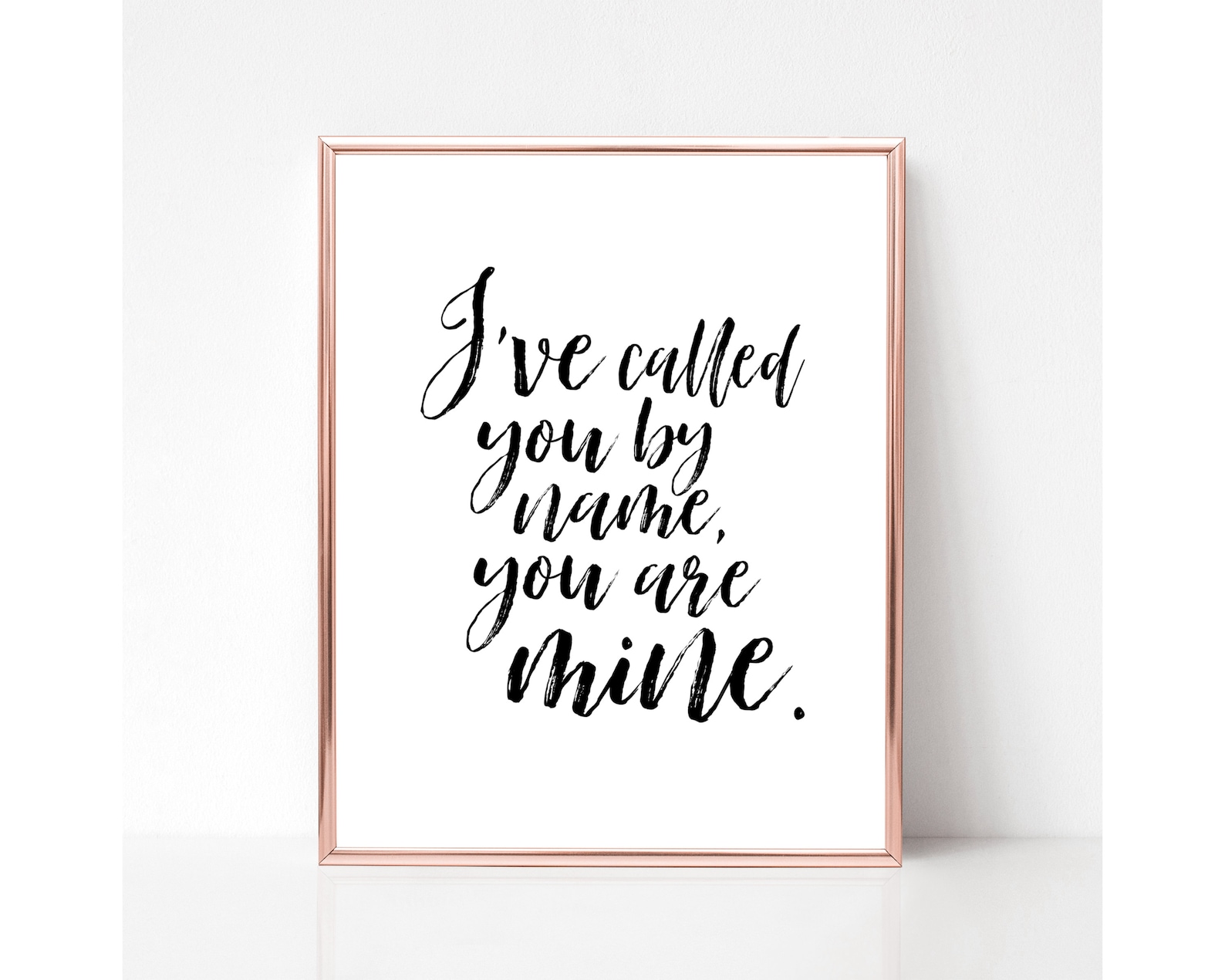 I've Called You by Name You Are Mine. Isaiah 43:1 Biblical ...