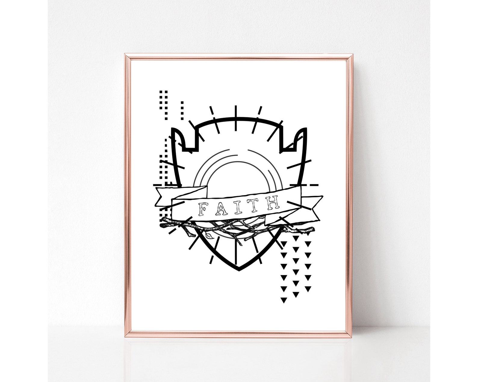 FAITH Christian Bible Inspired Wall Art Instant Download - Etsy