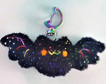 Bat Plushie Keychain - Etsy